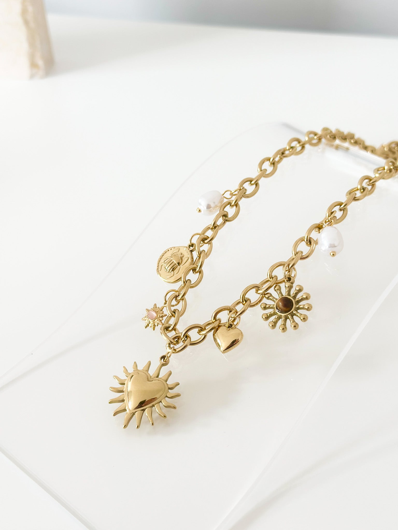 Solar Heart Necklace - - Jas | Perfect On You